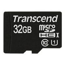 Transcend - Flash memory card (microSDHC to SD adapter included) - 32 GB - Class 10 - microSDHC ...