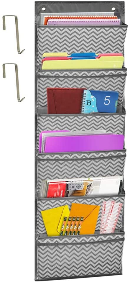 Godery Sustainable Office Storage Pocket, Cascading Wall File Organizer ...