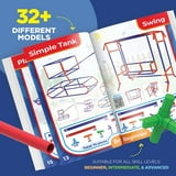 TOWER TUBES Stem Fort Building Kit - 510 Pieces for Kids 7+, Indoor and ...