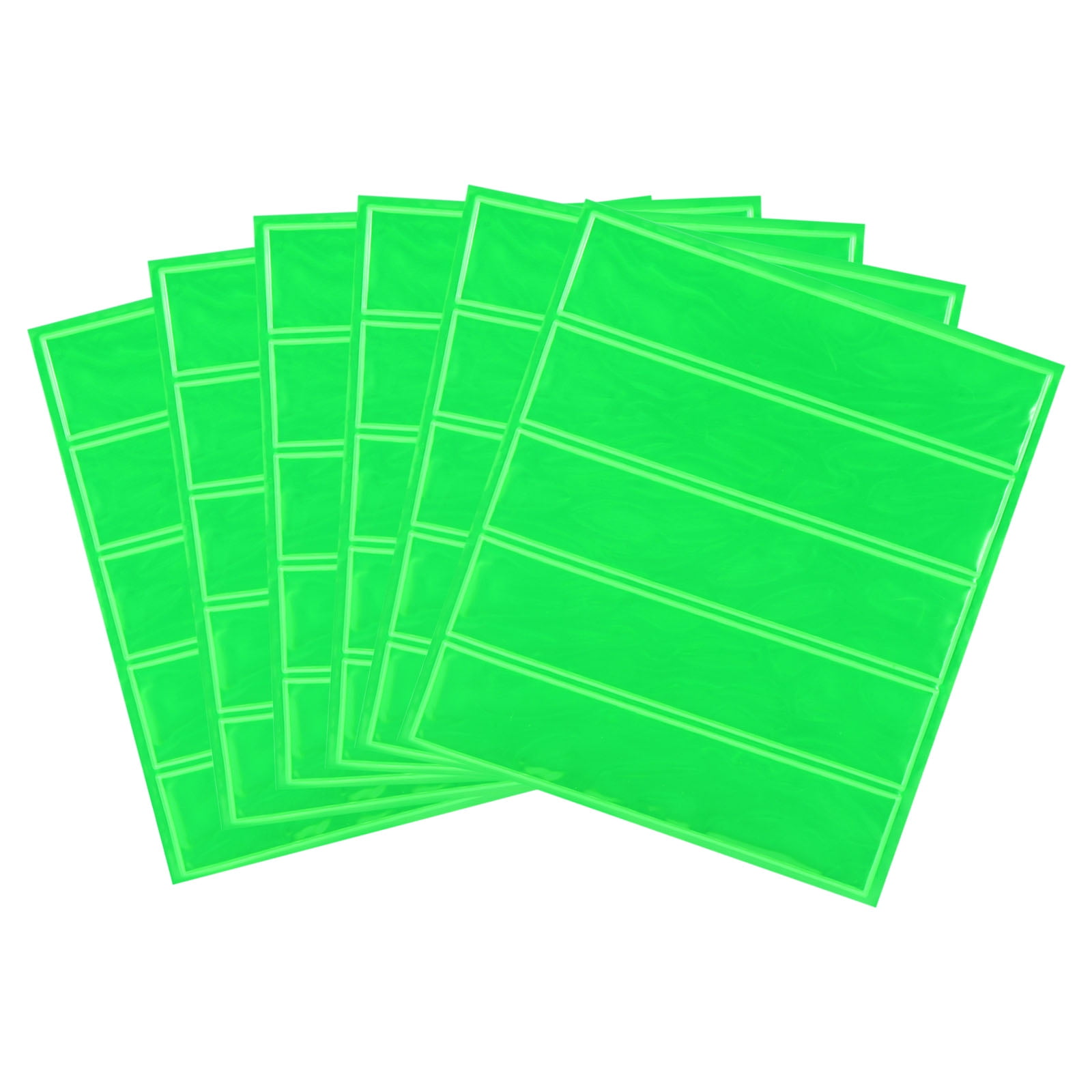 Uxcell Reflective Stickers, 30in6 Sets 4.5x1 Inch Adhesive Caution ...