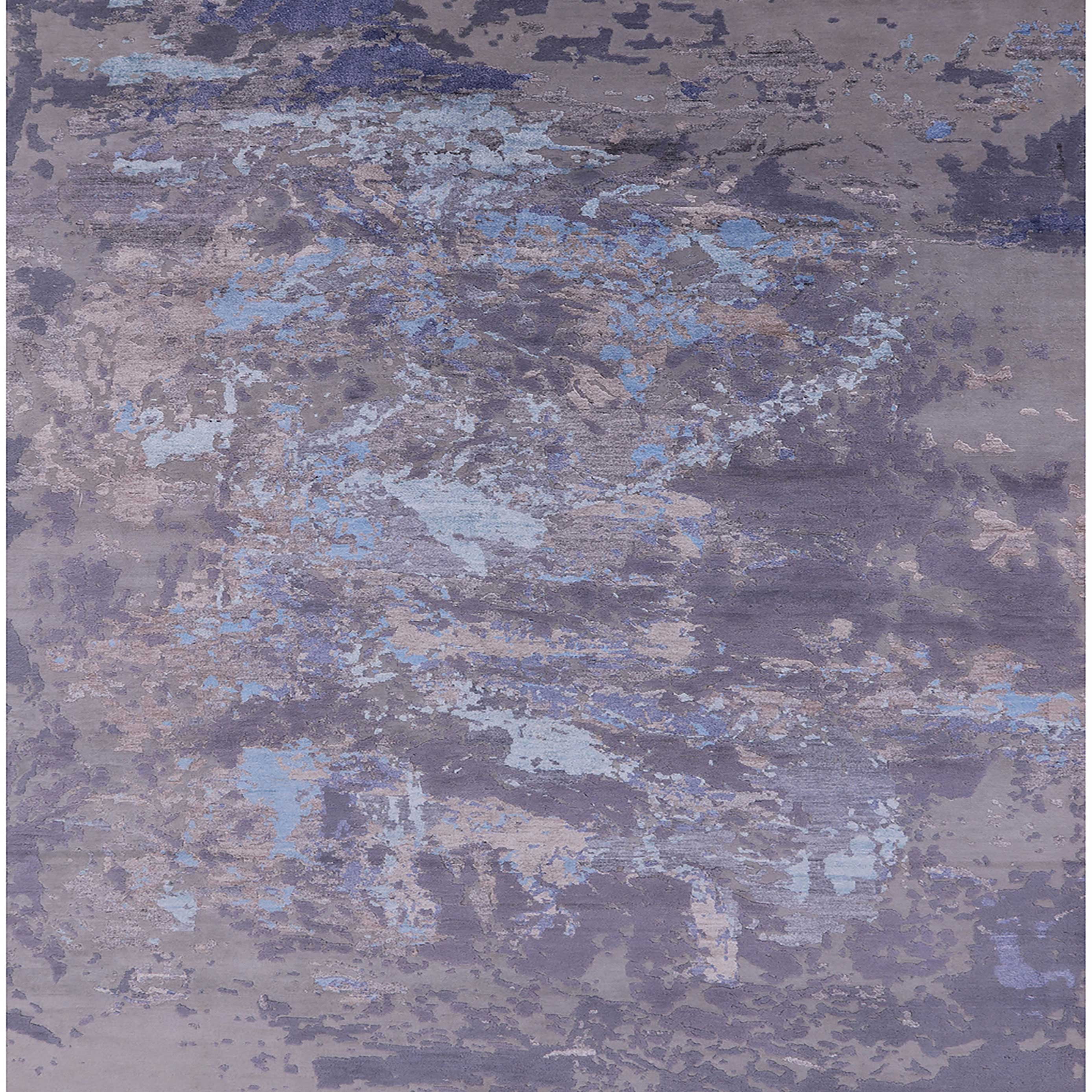 Ahgly Company Indoor Square Mid-Century Modern French Lilac Purple ...