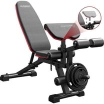 Marcy Home Gym Weight Bench, Adjustable Incline Training System with ...