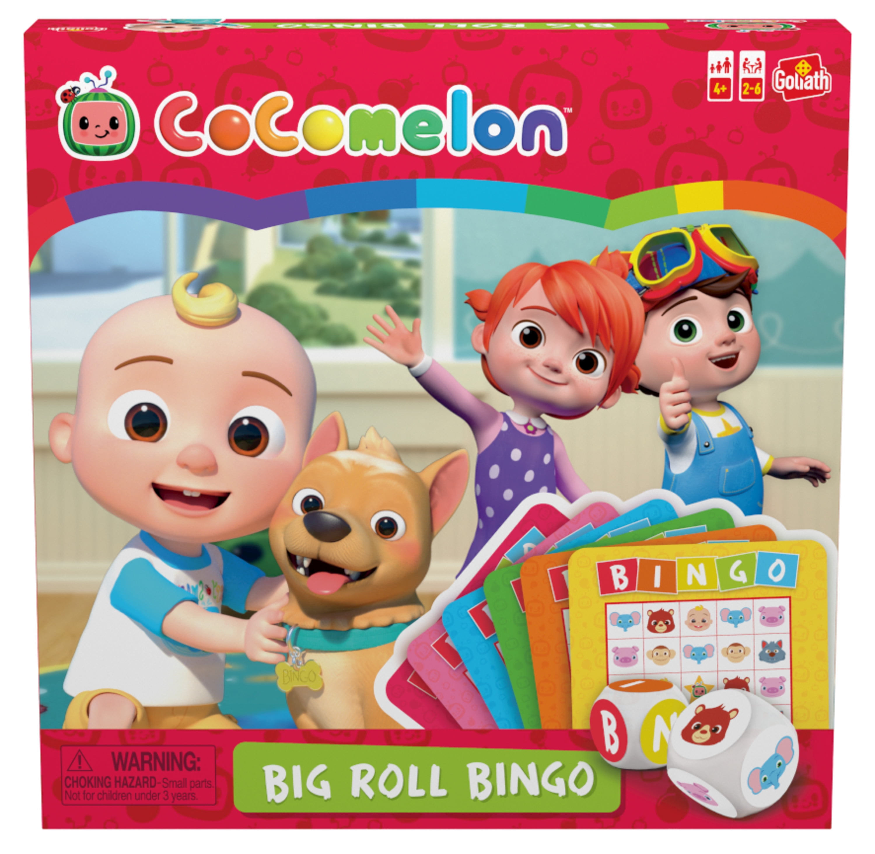 Goliath CoComelon Big Roll Bingo Game - Oversized Dice - Ages 4 and up ...