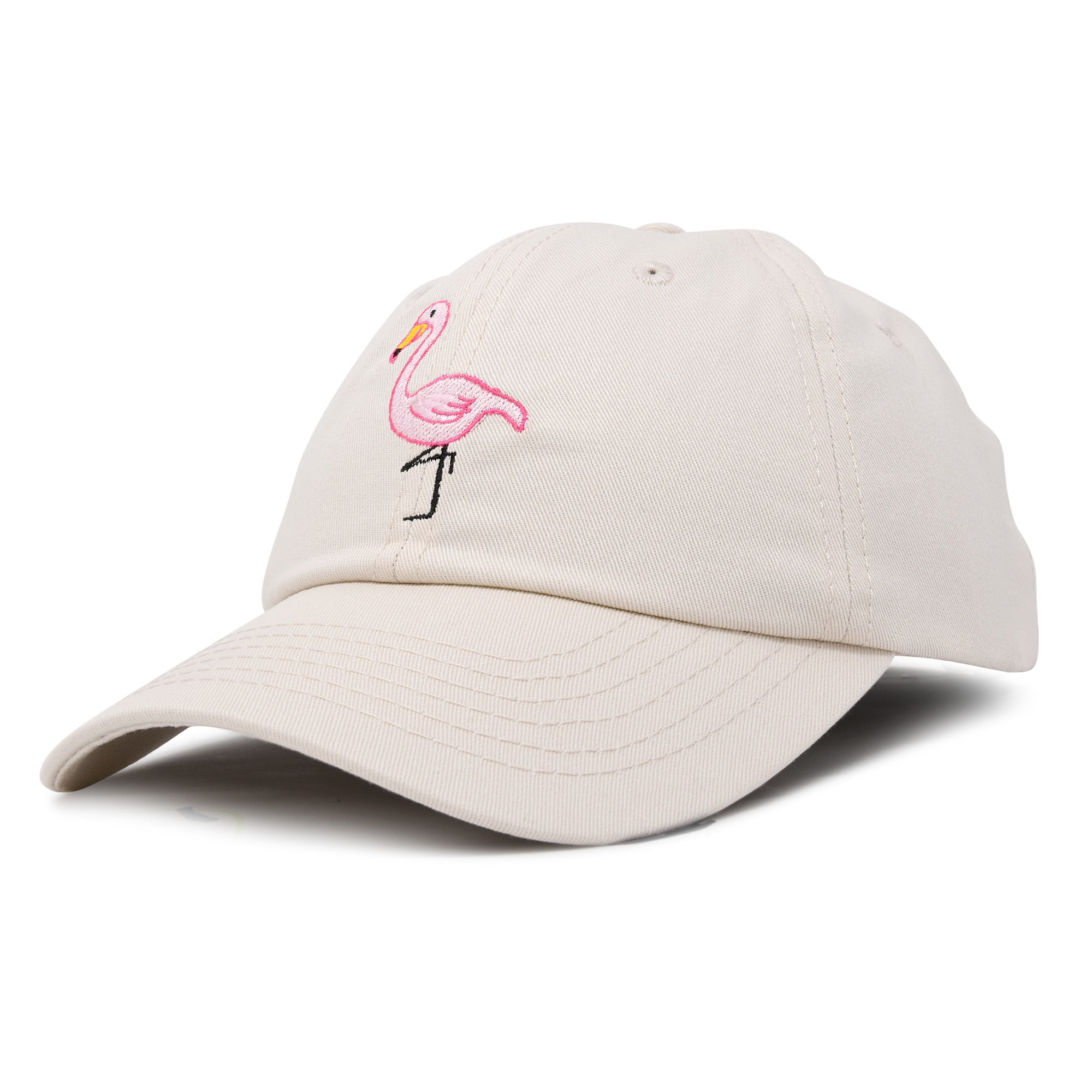 DALIX Flamingo Hat Women's Baseball Cap in Beige - Walmart.com