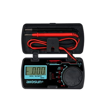 Allosun Pocket Multimeter,Small Mini Compact Voltmeter Digital ...