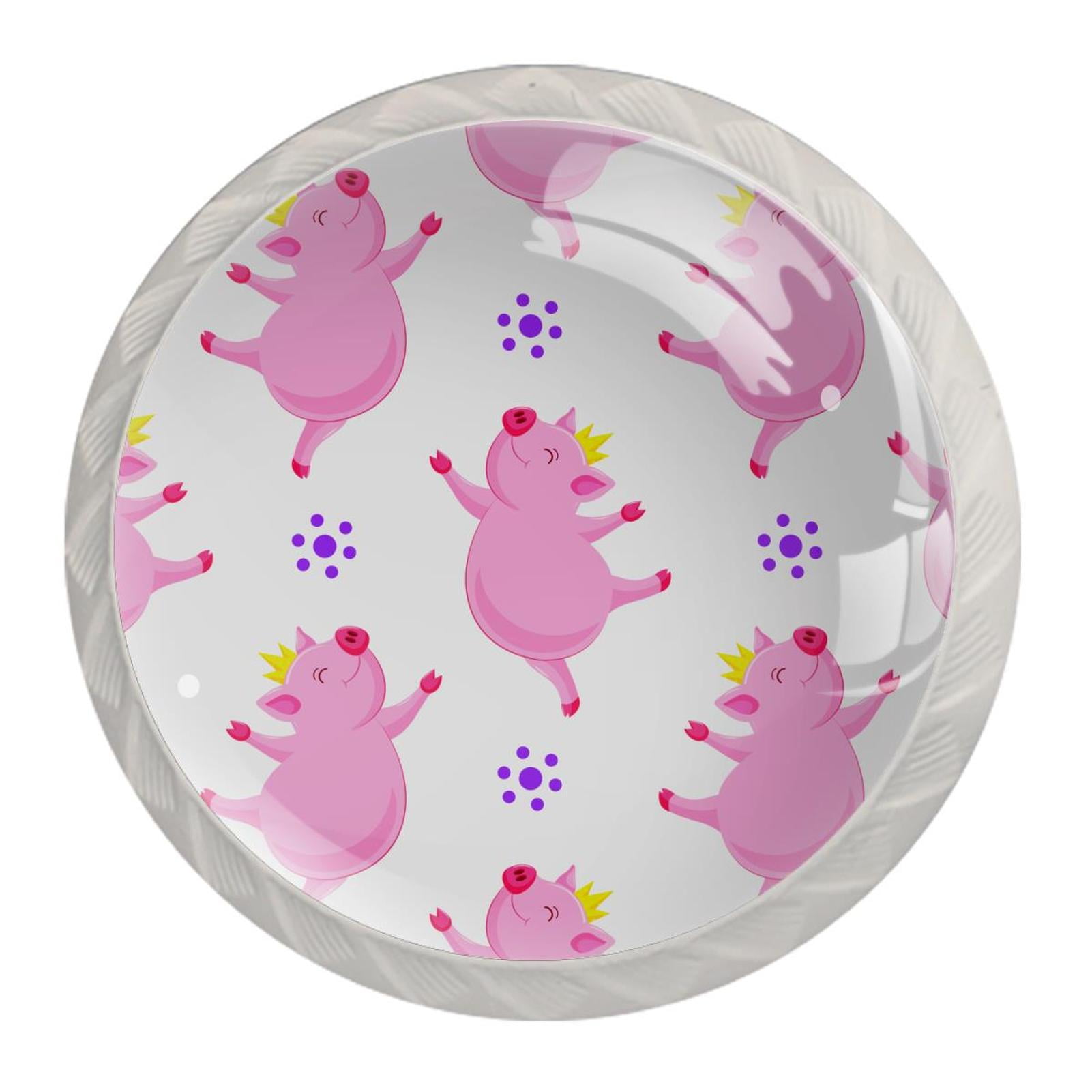 4 Pcs Pig Crown Dancing Knobs for Kitchen Cabinet Cupboard Dresser ...