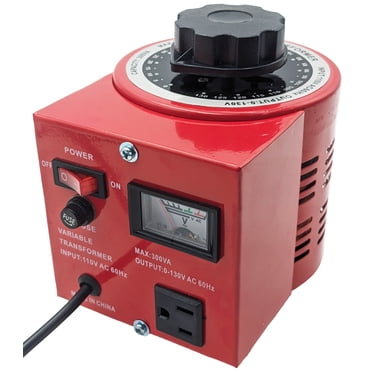 20 Amp Variable Transformer, 2000va Max, 0~130 Volt Output - Walmart.com