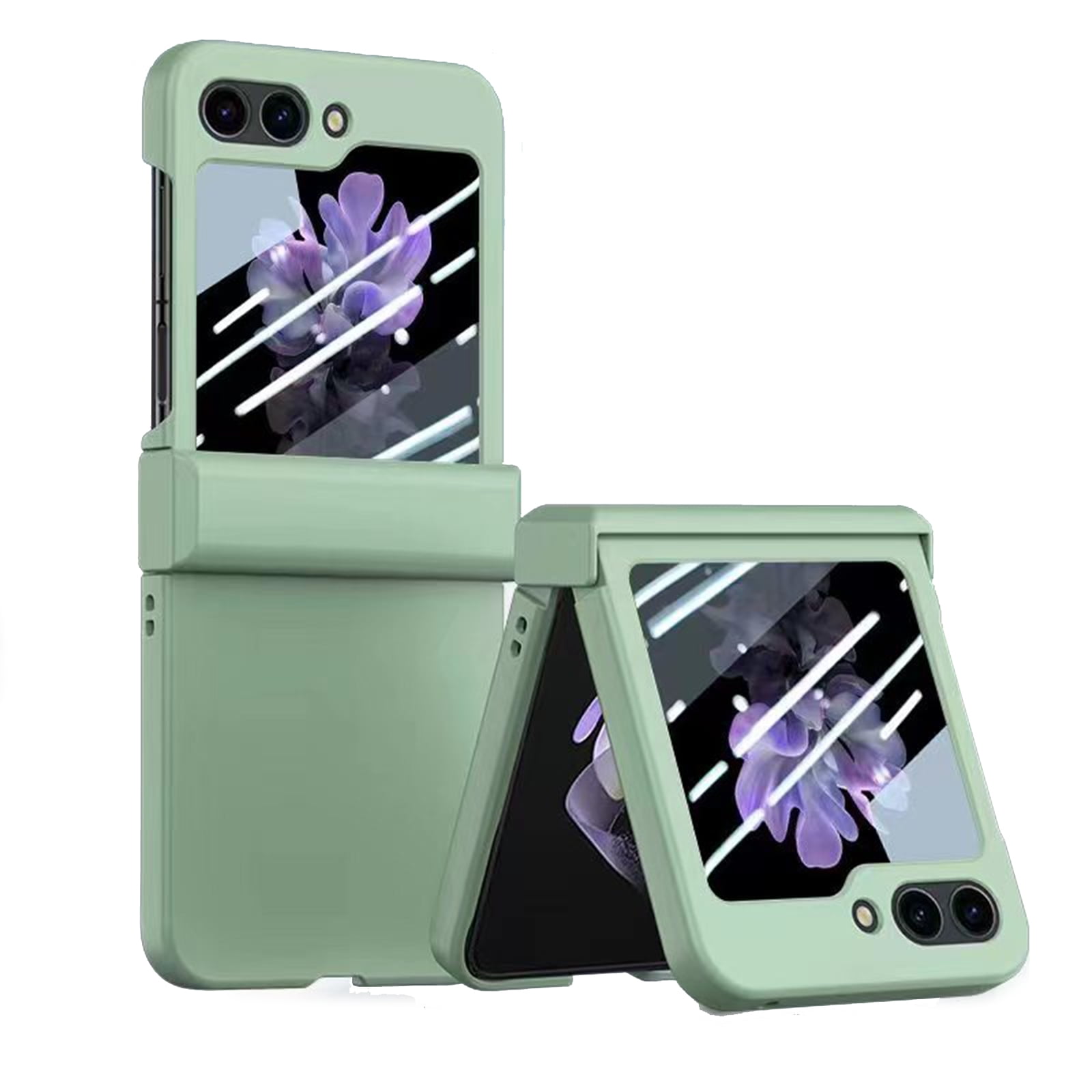 K-Lion for Samsung Galaxy Z Flip 5 Case with Built-in Glass Front ...