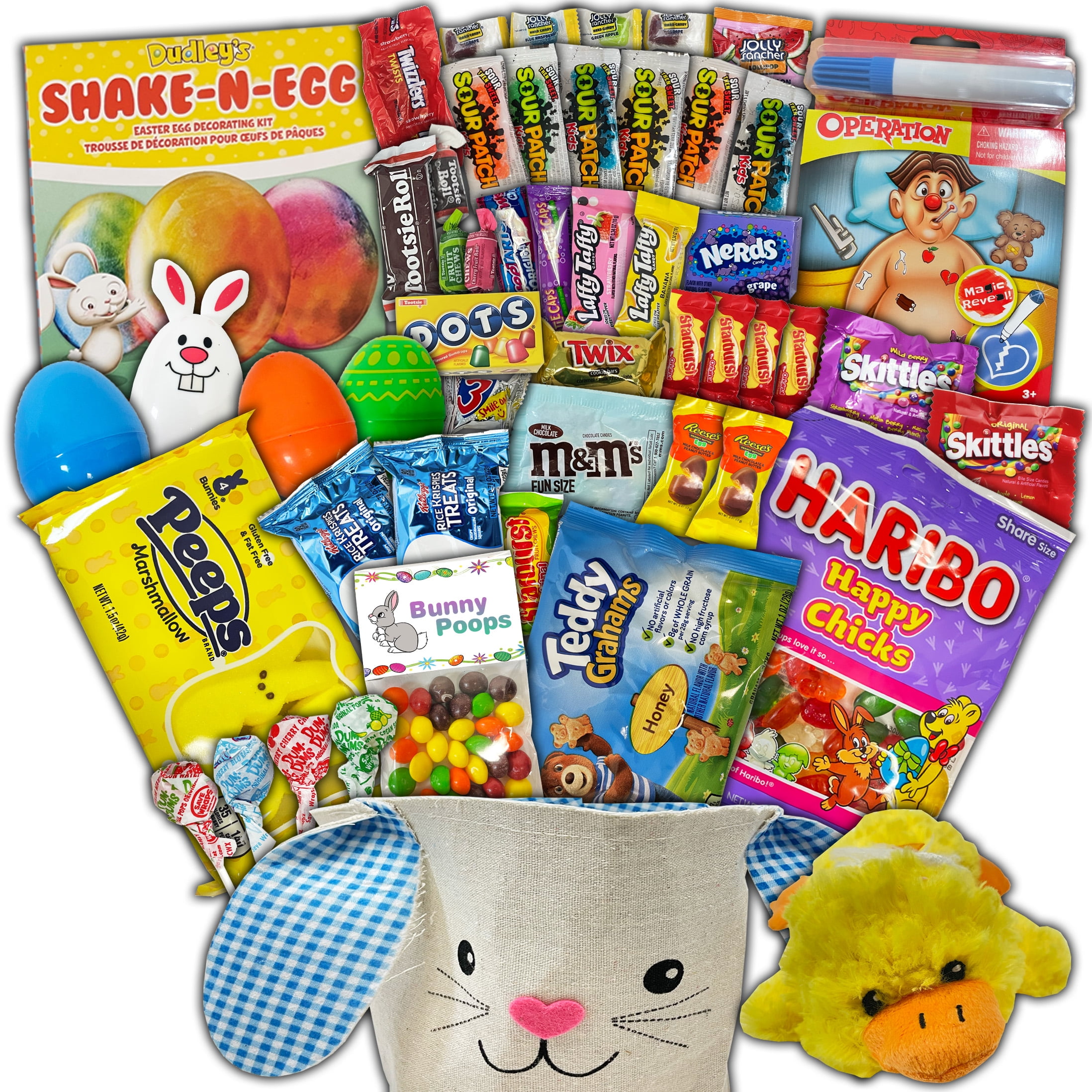 Fun Flavors Box Blue Easter Basket Fillers Candy Chocolates Snacks Gift ...