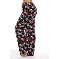 Just Love Womens Plush Fleece Pajama Pants Lounge Pj Bottoms Black