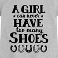 Instant Message - Girl Can Never Have Too Many Shoes - Youth Girls ...