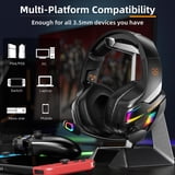 Tatybo Noise-Cancelling Gaming Headset with Microphone for PS4, PS5 ...