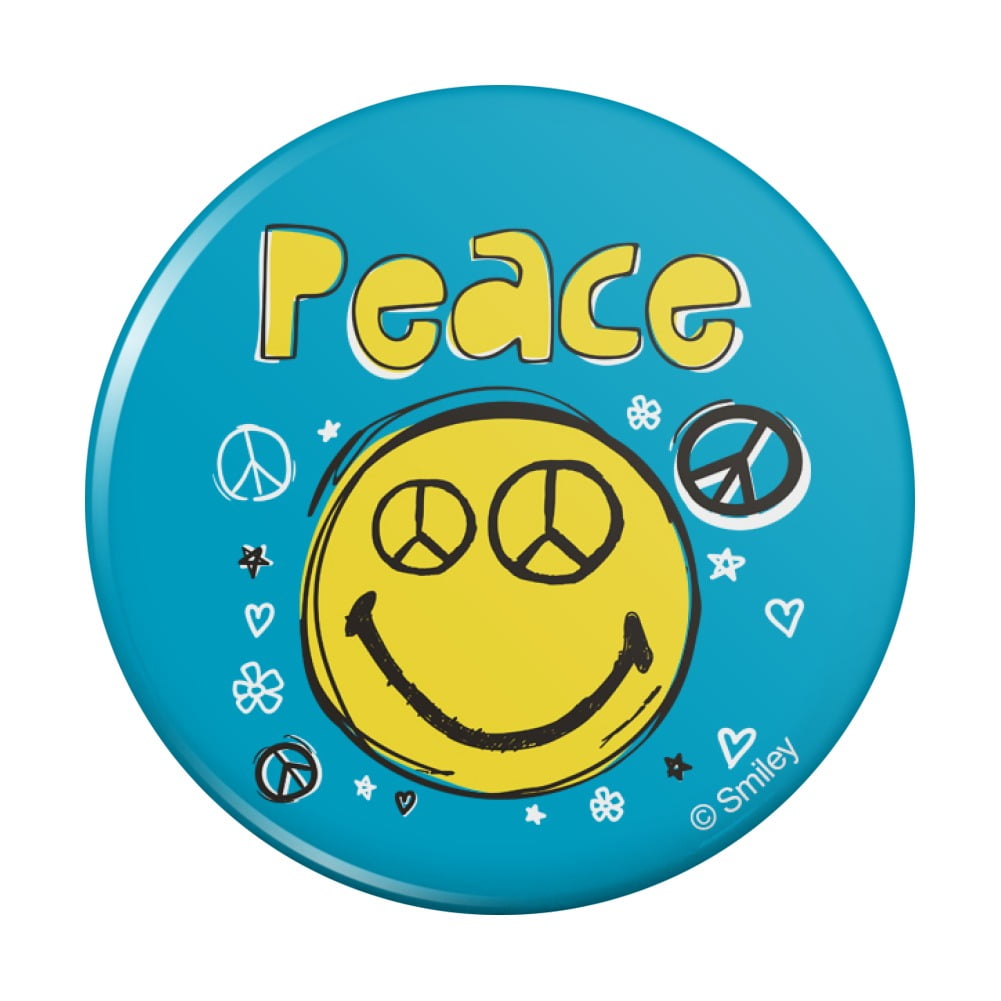 Smiley Face Peace Sign