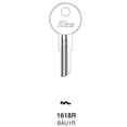 Kaba Ilco Corp. File Cabinet Replacement Key BAU1R/1618R - Nickel ...
