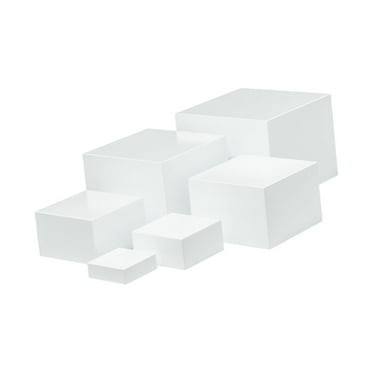 CUTICATE 5 Pieces Buffet Riser,Cube Display Nesting ,Tabletop Display ,Dessert Table Display ...