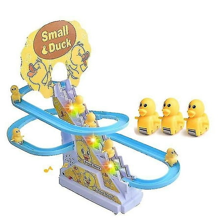 HEFEI,Electric Duck Climbing Stairs Toy,small Duck Chasing Playset ...