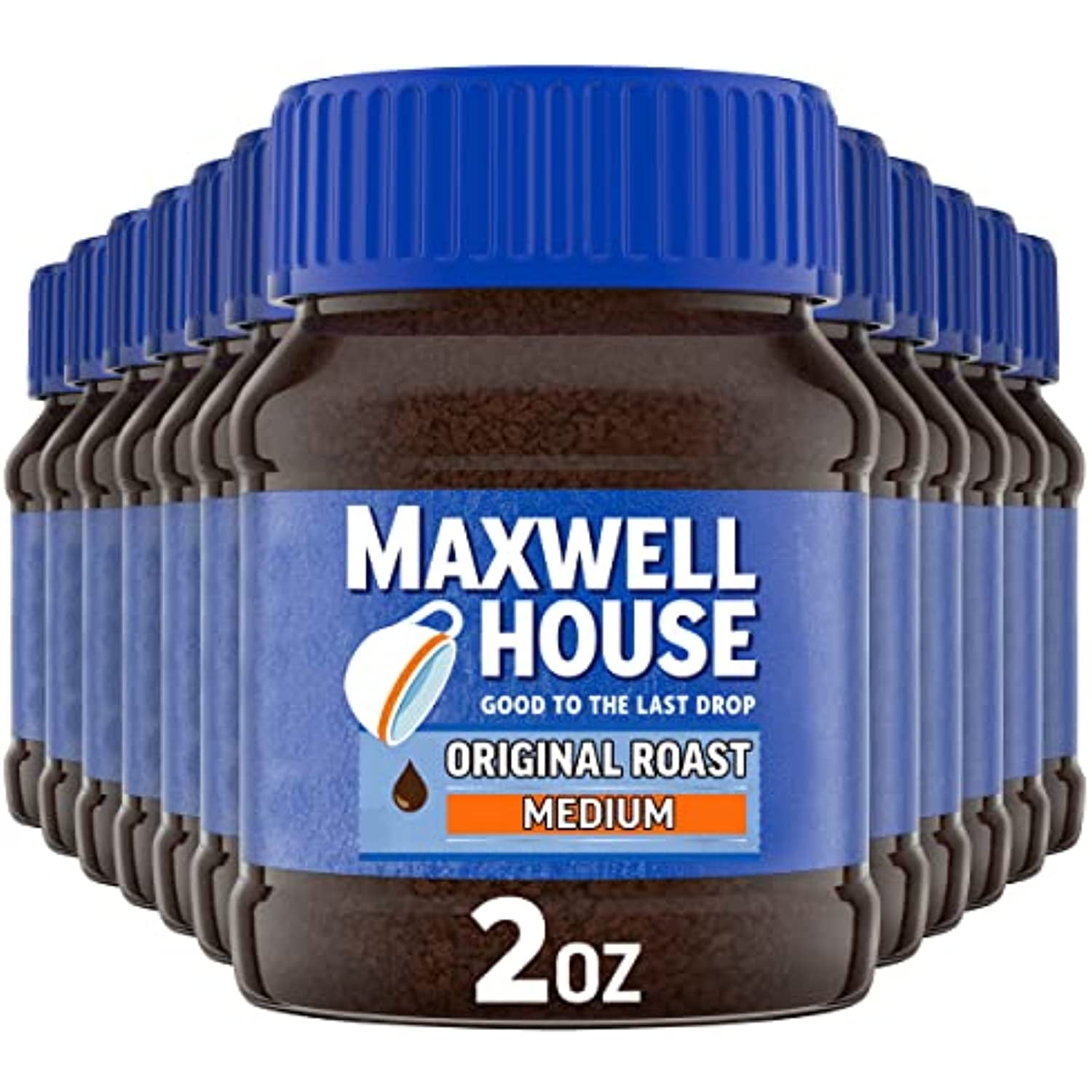 Maxwell House Original Medium Roast Instant Coffee (2 Oz Jars, Pack Of ...