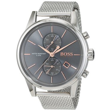 Men's Chronograph Leather Strap Watch 1513174 - Walmart.com