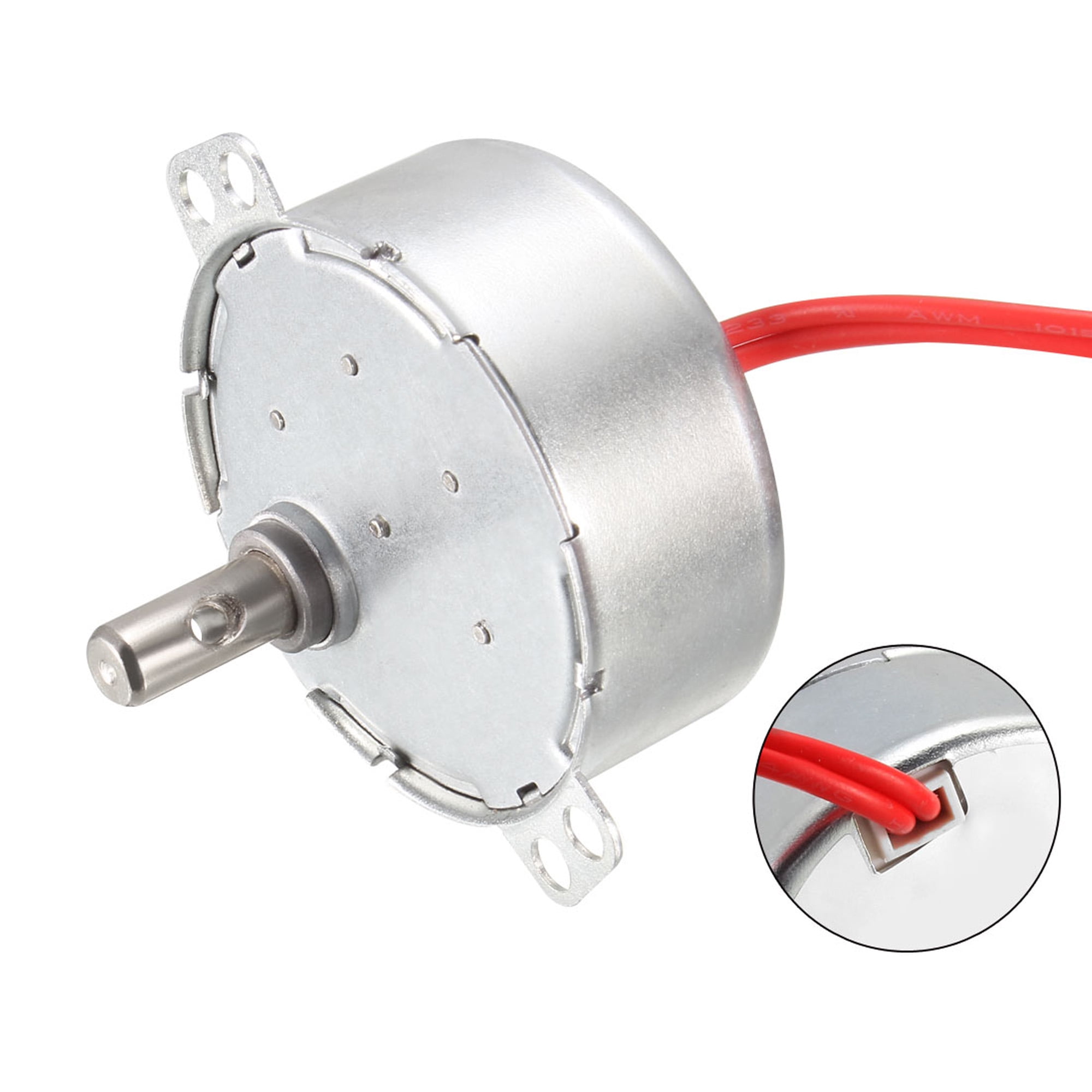 Buy Uxcell AC 24V 5-6RPM 50-60Hz CW 4W Synchronous Synchron Motor ...