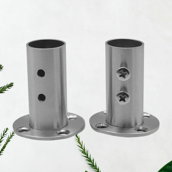 Prime-Line Products N 6794 1-3/8 in. Wooden Closet Pole Socket (2-Pack ...