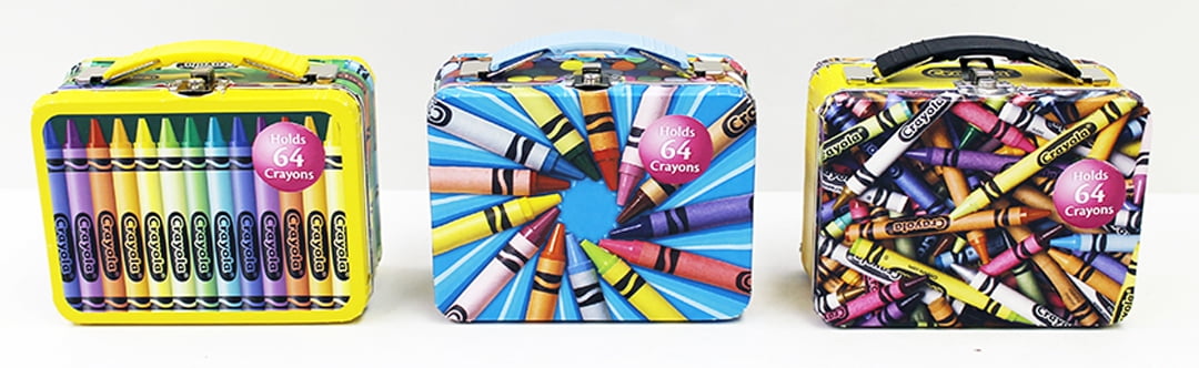 Lunch Box - Crayola - Style A Small Size Metal Tin Box New Gifts Toys ...