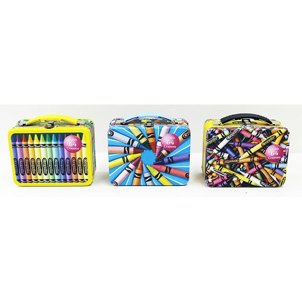 Lunch Box - Crayola - Style A Small Size Metal Tin Box New Gifts Toys ...