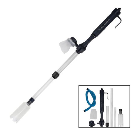 Fish Tank Pipe Suction Filter Electric Water Pump Gravel Cleaner ...