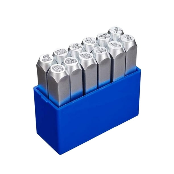12 Packs 0. Matte Texture Design Constellations Metal Stamp Punch Set ...
