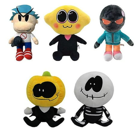 Spooky Month Skid And Pump Friday Night Funkin Plush Toy Soft Stuffed ...
