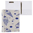 3 Ring Binder 1.5 inch Round Rings with Interior Pockets Binders ...