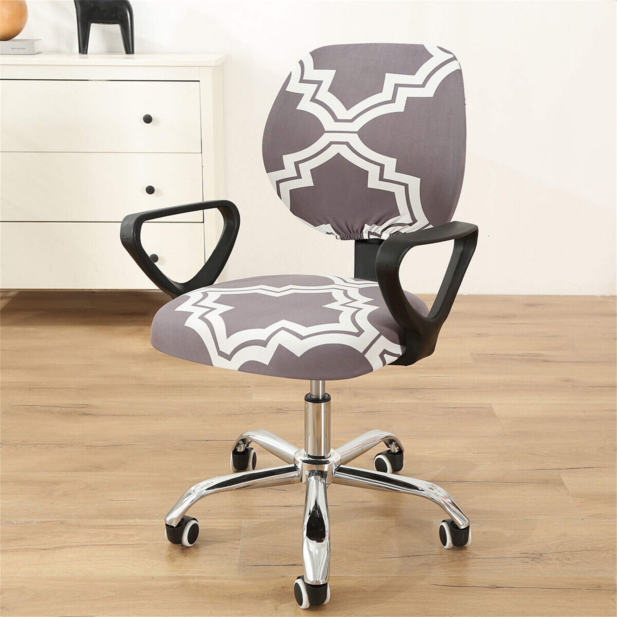 FOCUSSEXY Office Chair Cover Computer Desk Chair Covers Stretchable ...