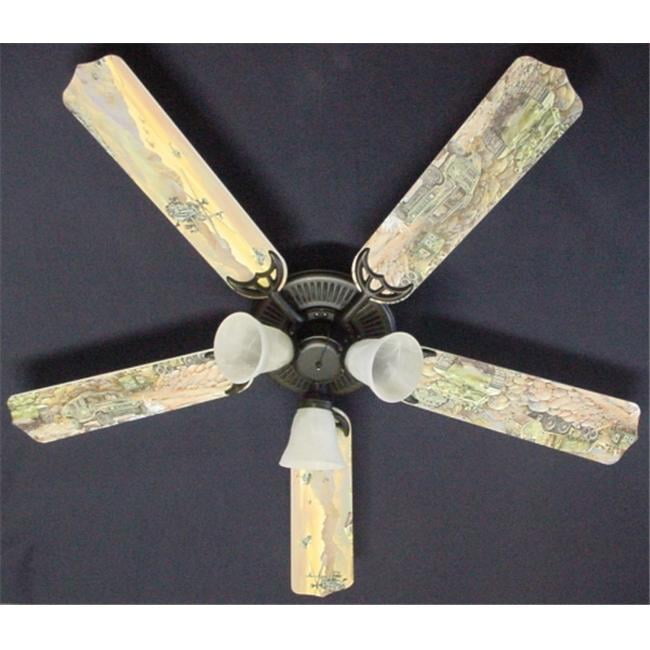 Ceiling Fan Designers 52FAN-KIDS-ATMH Army Tanks Military Helicopter ...