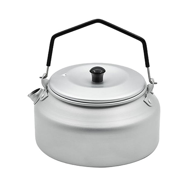 Camping Water Kettle Aluminum Tea Coffee Pot Portable Teapot 0.9L with ...