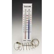 Big & Bold 15 x 3-Inch White Outdoor Tube Thermometer - Walmart.com