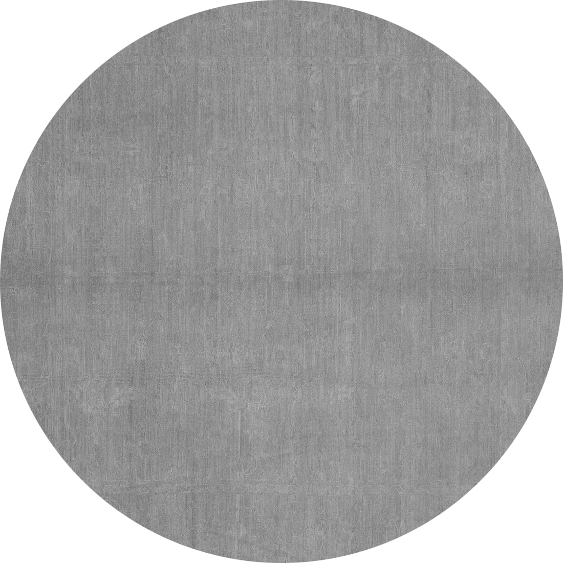 Ahgly Company Indoor Round Abstract Gray Modern Area Rugs, 8' Round ...