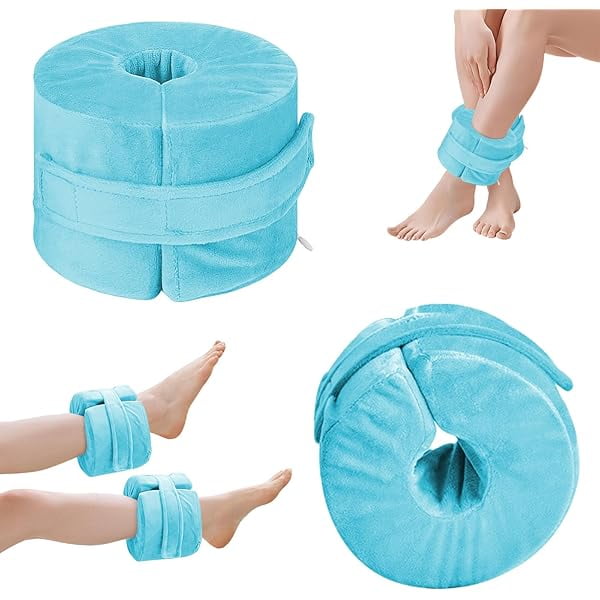 wonima44 2 PCS Foot Elevation Pillows, Soft and Zipper Removable Cover ...