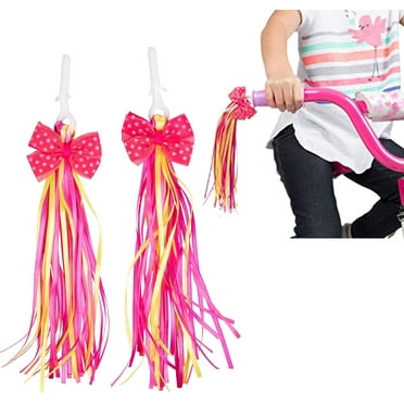 Bike Accessories 1 Pair Baby Colorful Bikes Grips Tassels Ribbon Easy ...