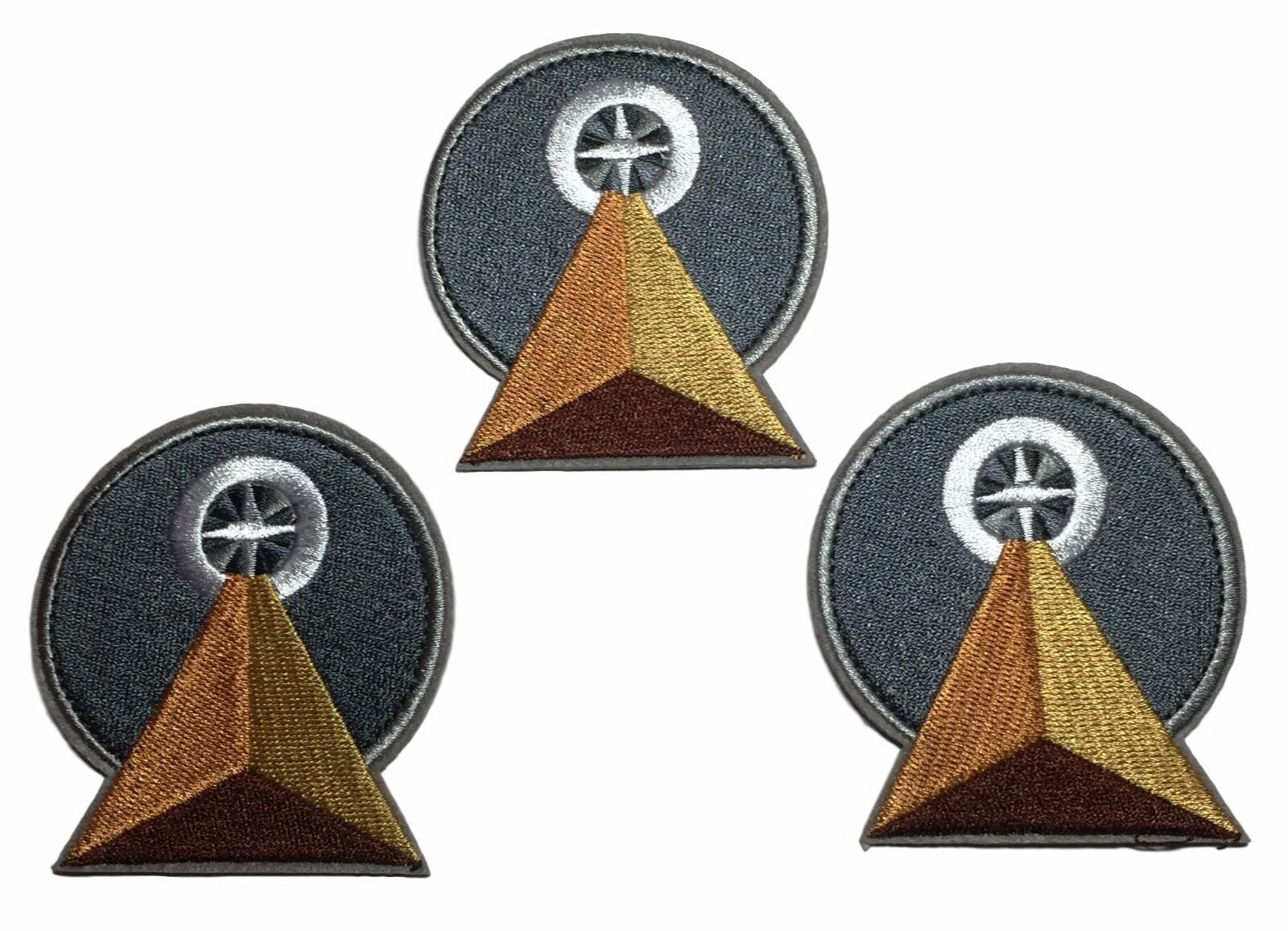 Star Trek Vulcan IDIC Embroidered Iron On Patch Set of 3 Iron-On ...