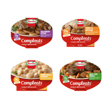 Hormel Compleats Microwaveable Meal Variety Pack – 12 Different Flavors ...