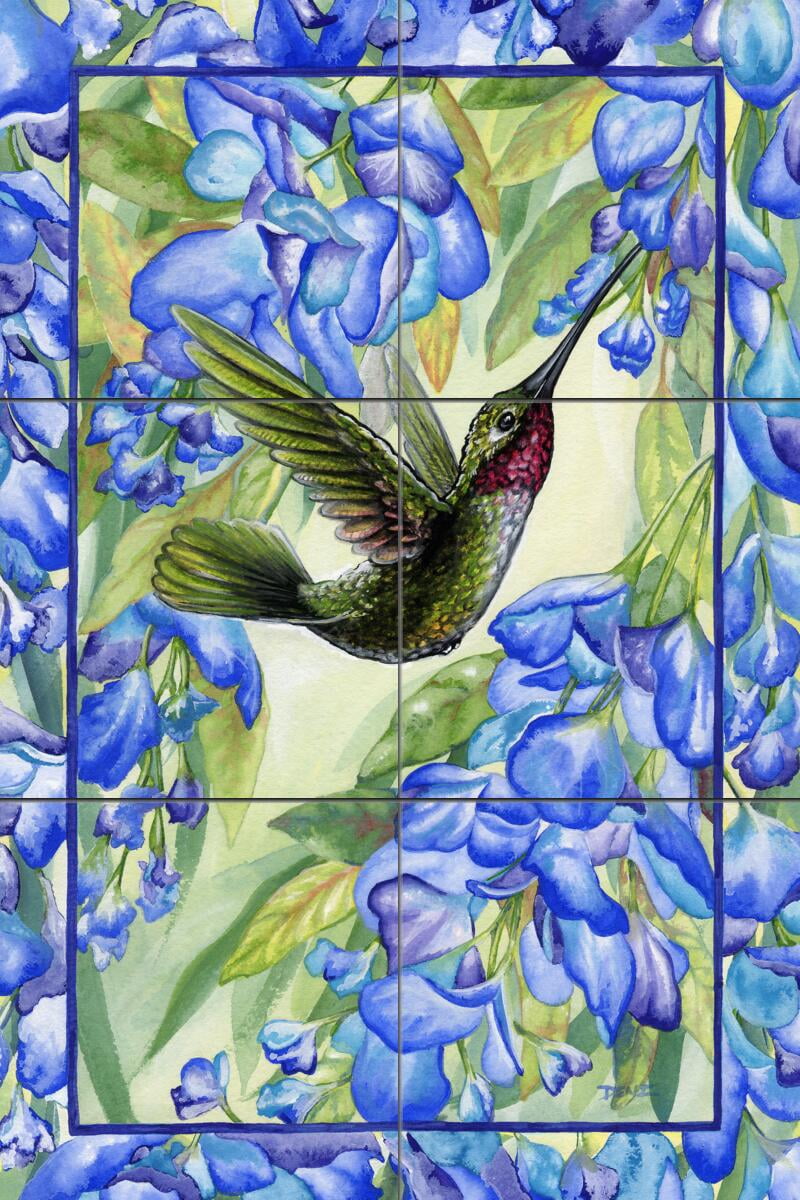 Tile Mural Kitchen Backsplash - Rubys Delight- DF - by Denise Freeman ...