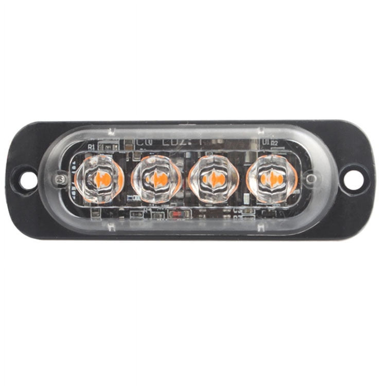 Paquete de 2 luces estroboscópicas LED ámbar, Kit de luces ...