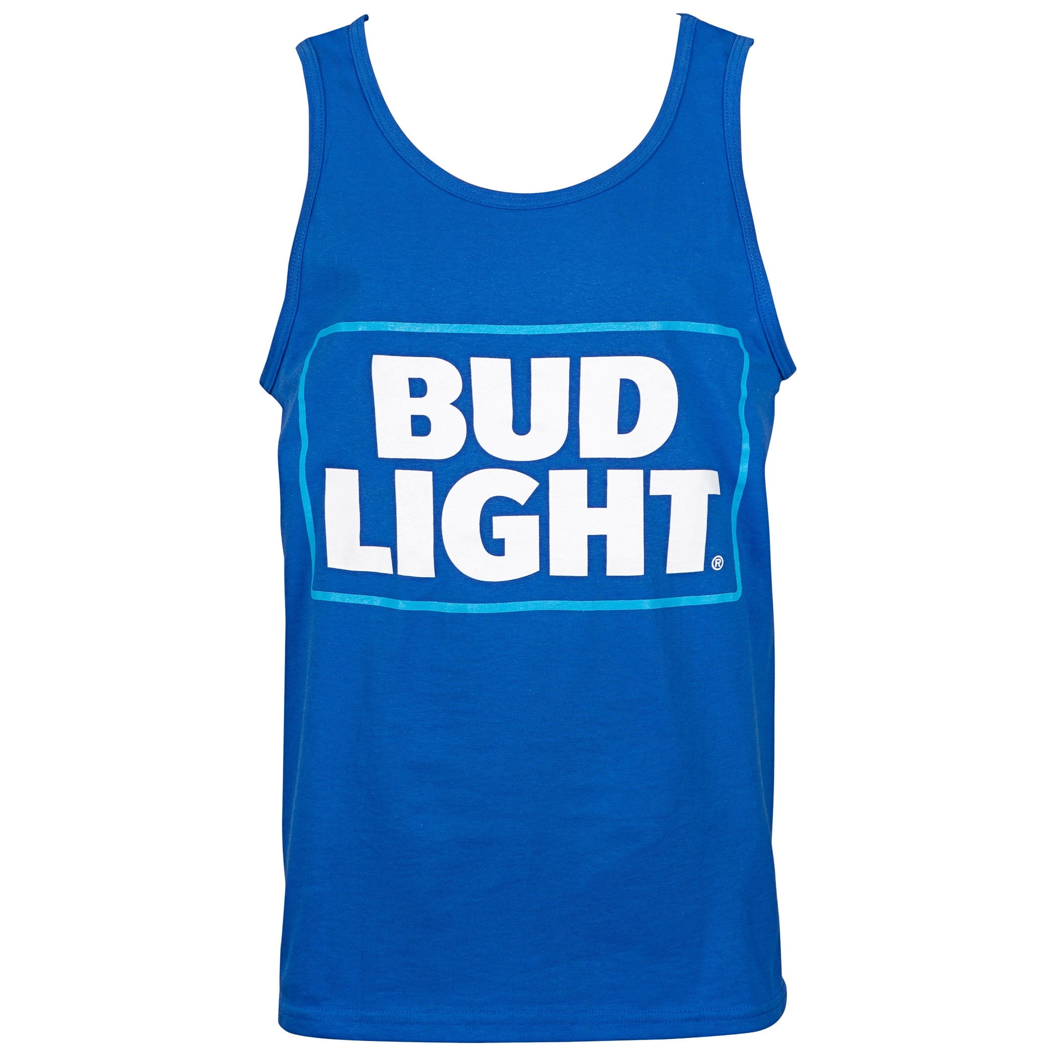 Bud Light Logo Blue Box Men's Tank Top-Medium - Walmart.com