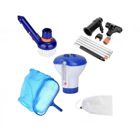 ViiTech Pool Cleaning Tool Set Pool Skimmer Tool Floating Dispenser Kit ...