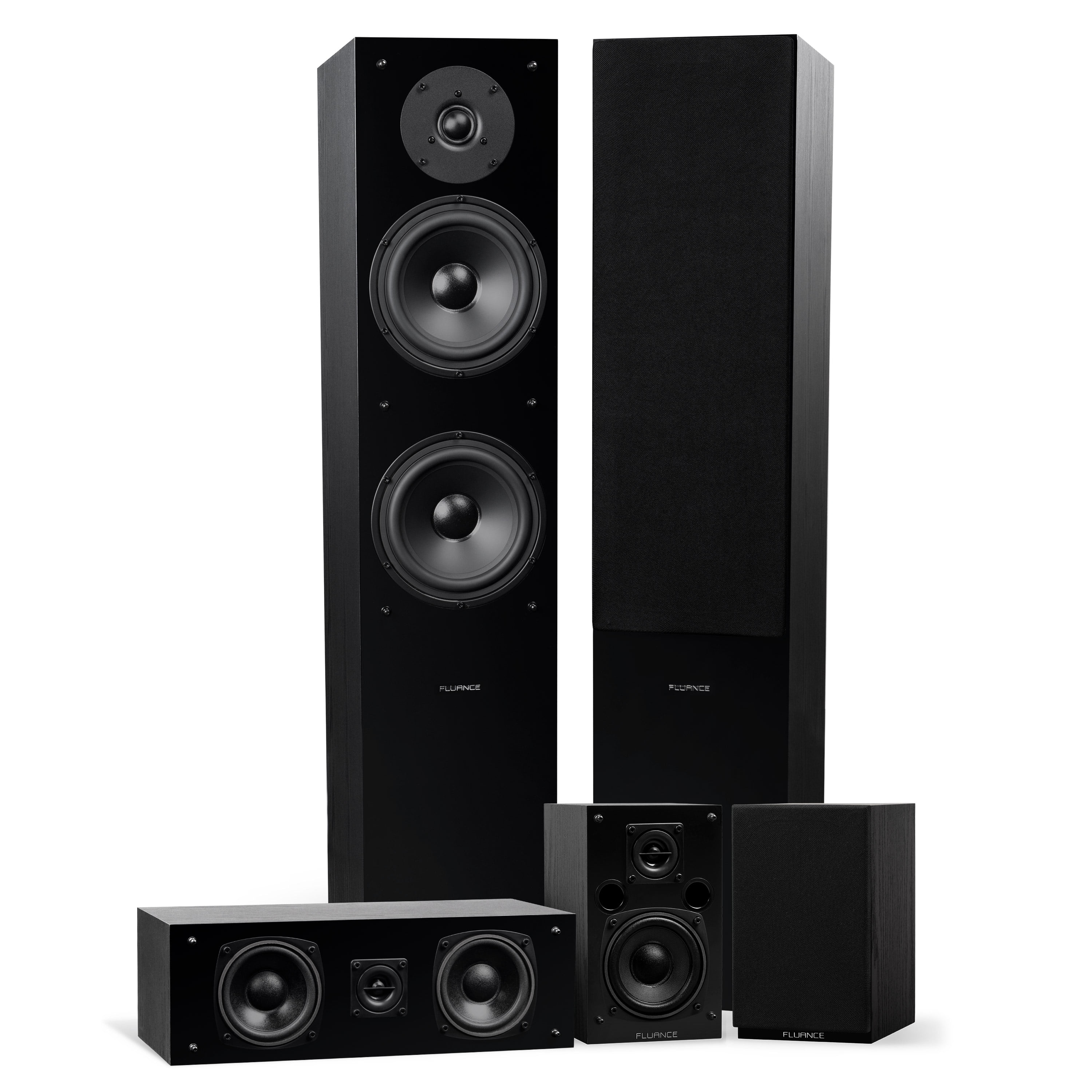 Fluance SXHTB BK High Definition Surround Sound Home Theater 5 0 Fluance SXHTB BK High Definition Surround Sound Home Theater 5 0