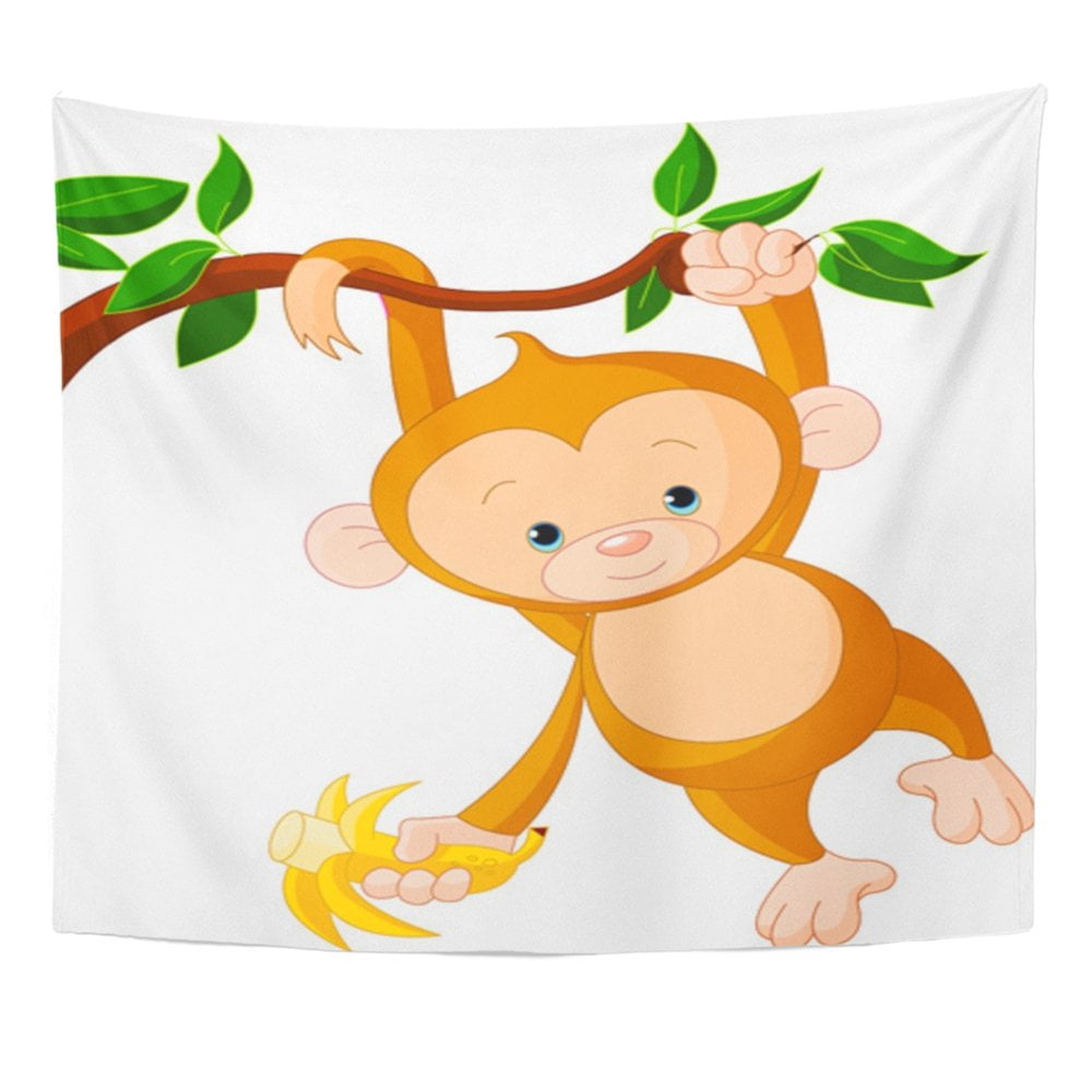 Cute Baby Monkeys Clipart
