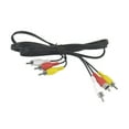 Walmart 6ft Composite LR AV RCA Cable, Audio Video Wires Input, Red ...