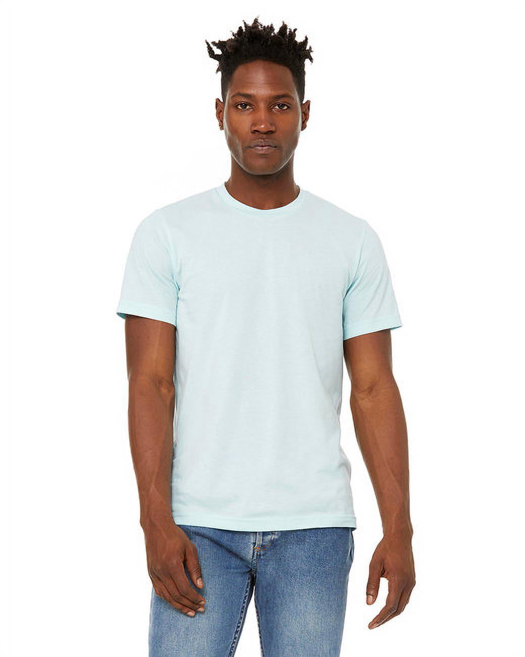The Unisex Sueded T-Shirt - HEATHER ICE BLUE - L - Walmart.com