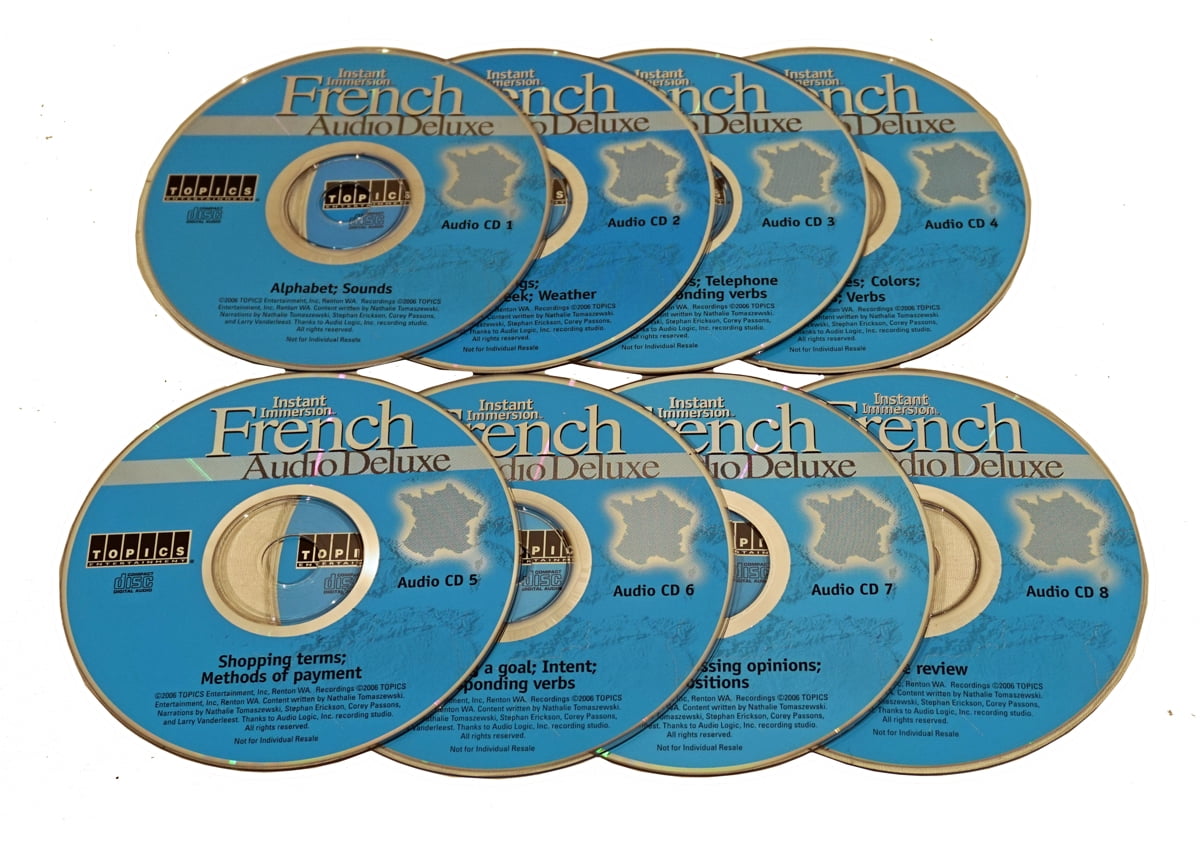 Learn to Speak French Language Audio Instruction (8 Audio CDs) plays in ...