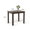 Livinia Cabin 33.5" Wooden Dining Table/Small Rectangular Modern ...