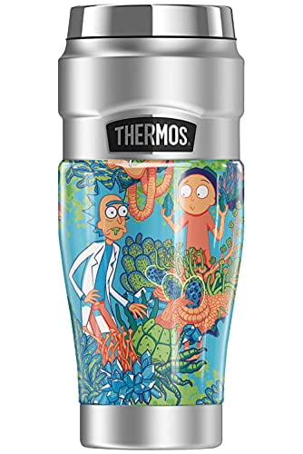 Termos THERMOS Rick y Morty Botánico Espacio Acero inoxidable 16 oz | Walmart en línea
